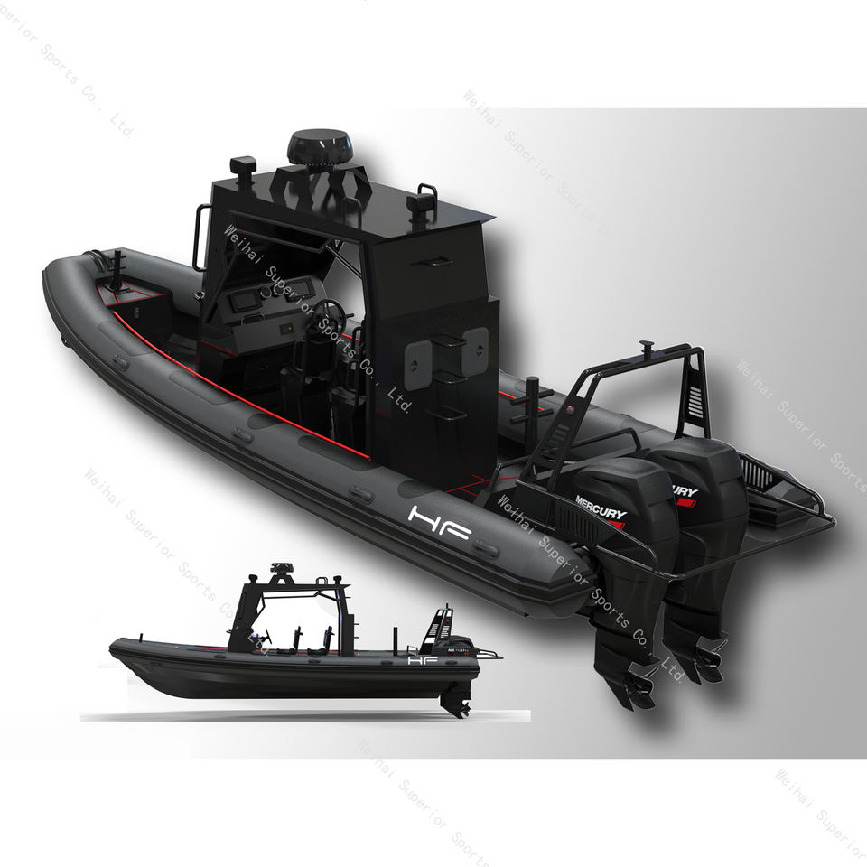 Factory Inflatable Accessories Boat 8 Meter Rib Inflatable Boat ...