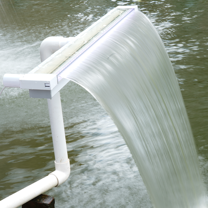 Garden Swimming Pool Cascade Water Blade Wall Spillway