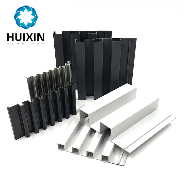 Wood Grain Facade Cladding - Durable Aluminium Extrusion