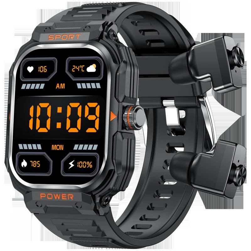 2026 New Model 2 in 1 Smart Watch with TWS Earbuds 2.1 Inch Large ...