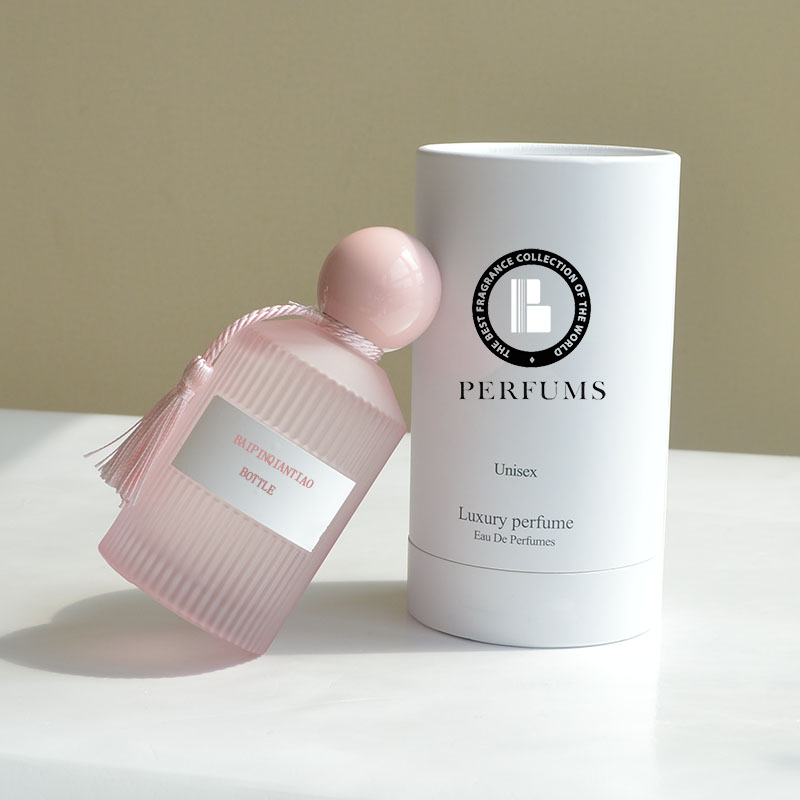 Luxury Pink Round Perfume Bottles - Wholesale & Custom