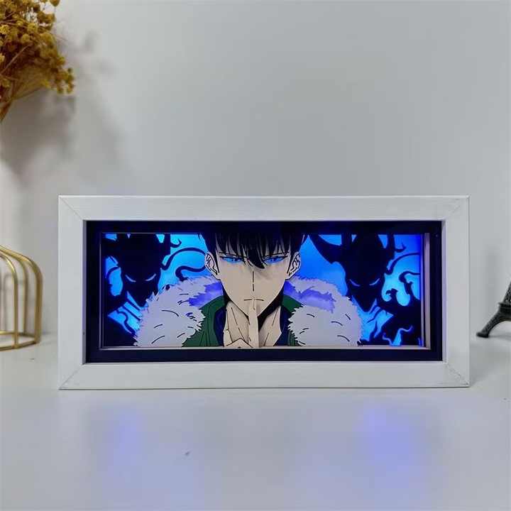 Solo Leveling Sung Jin Woo Anime Light Box for Bedroom Decor Desk Manga ...