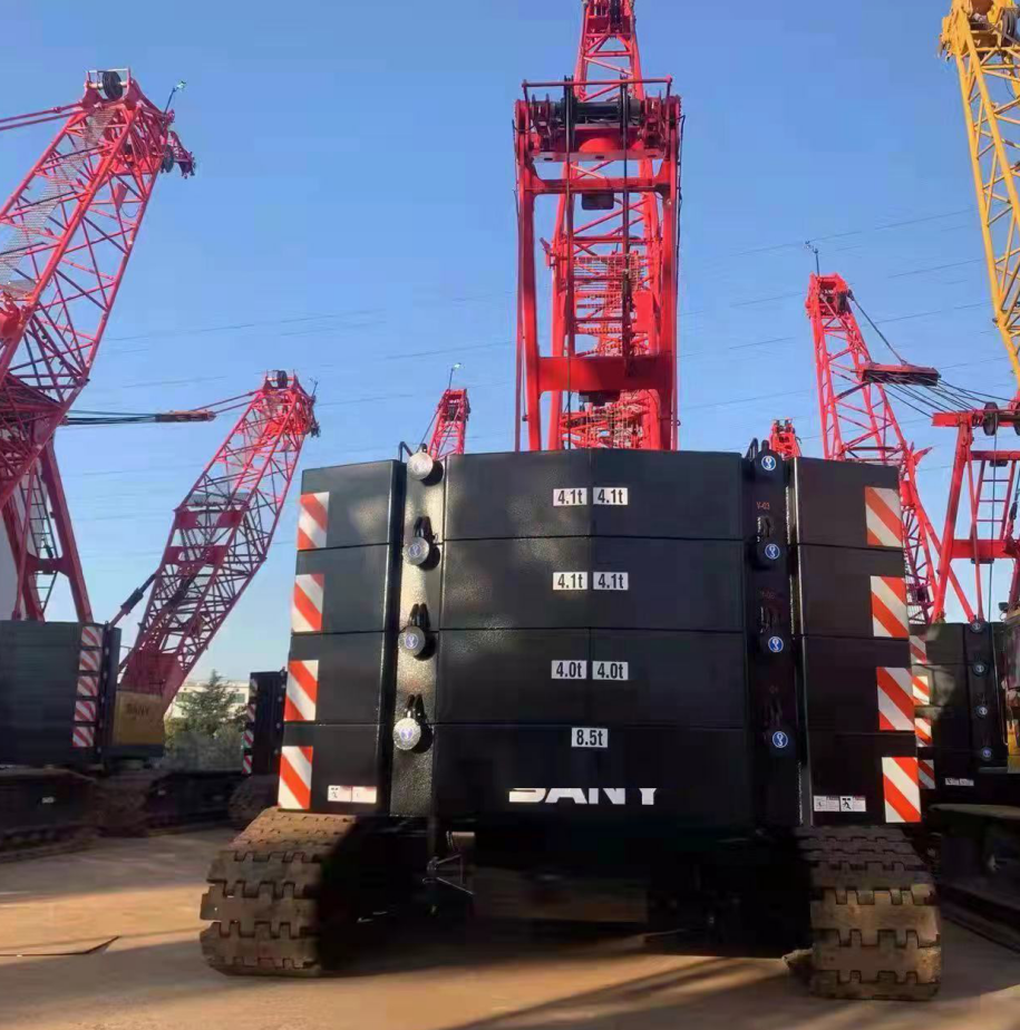 SCI1500A 150t Crawler Crane with 76m Boom Length and Strong 750t m ...