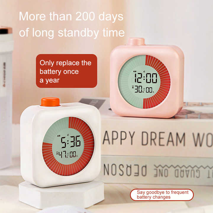 3 In 1 Digital Visual Timer 60-Minute Countdown Timer Alarm Clock for ...