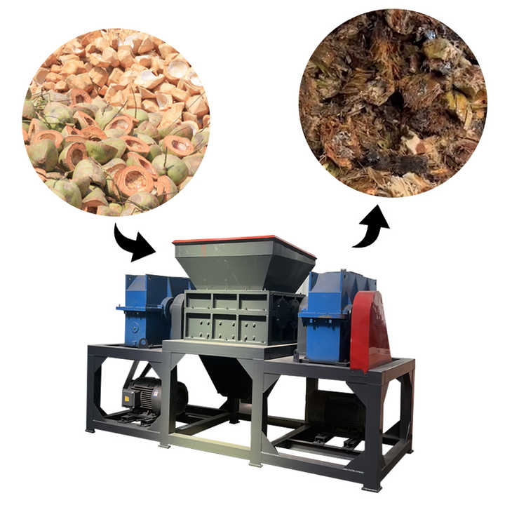 Coconut Husk Shredder Machine Forest Tree Trunk Leaf Crusher Machine ...