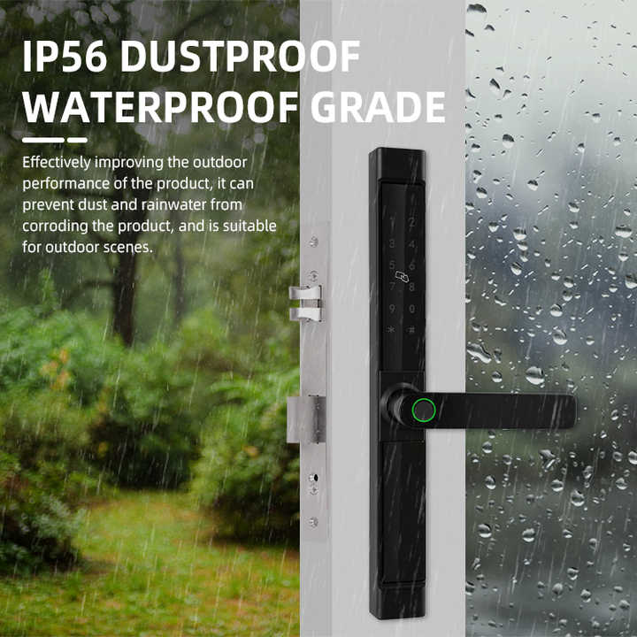 Waterproof Outdoor Smart Fingerprint Scanner Aluminum Door Lock for ...