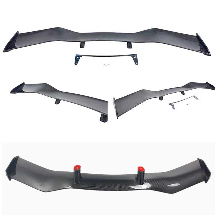 Z06 Style Carbon Fiber Rear Spoiler High Wing for Corvette C8 Z07 ...