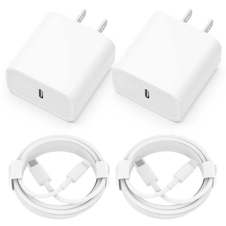 FUSUCTE Portable Wall Fast Chargers - 20W Type-C Adapters