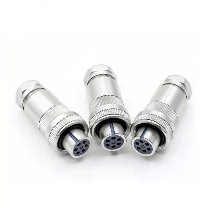 M8 3/4 Poles Brass Wire Cable Connector Quick Connectors High ...