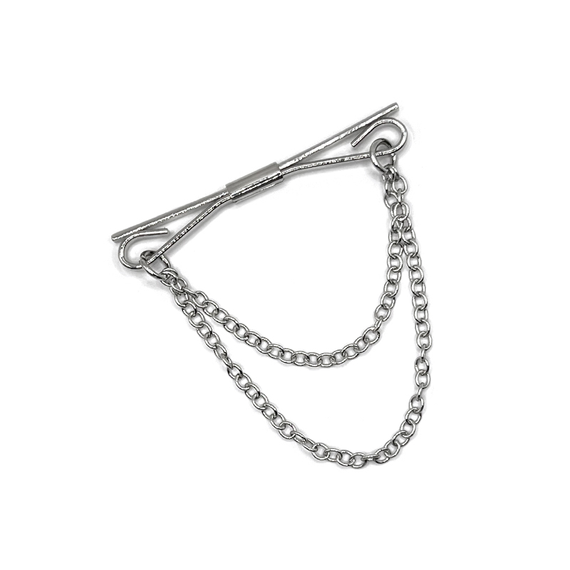 Luxury Men Tie Clip Metal Gold Silver Gunmetal Tie Clip with Double ...