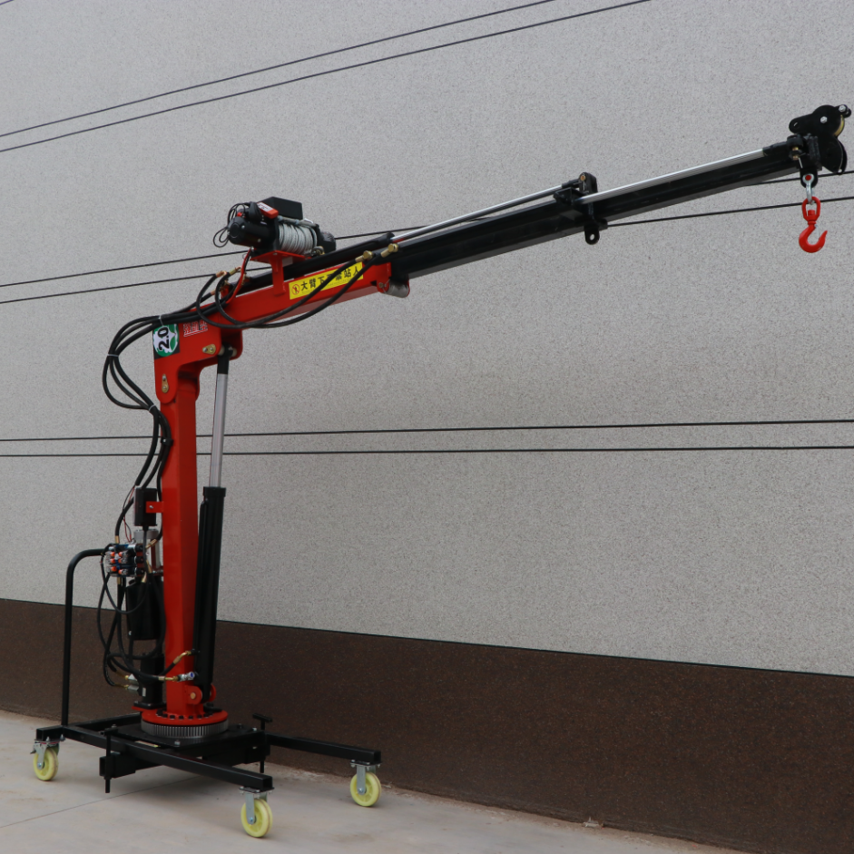 New 1.5Ton Mini Floor Crane Electric Jib Crane with 1 Year Warranty for ...