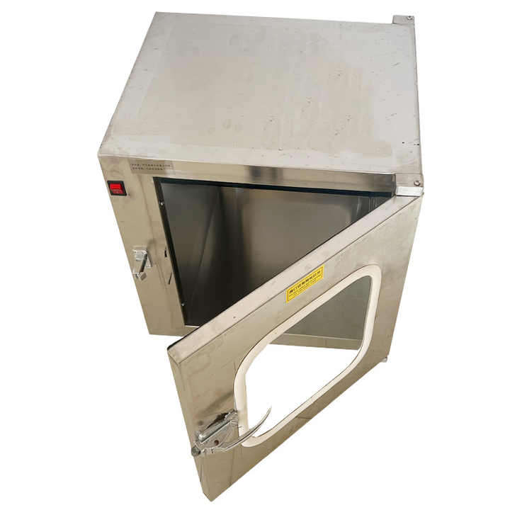 Stainless Steel Pass Box Static Type Electrical Interlock Clean Room ...