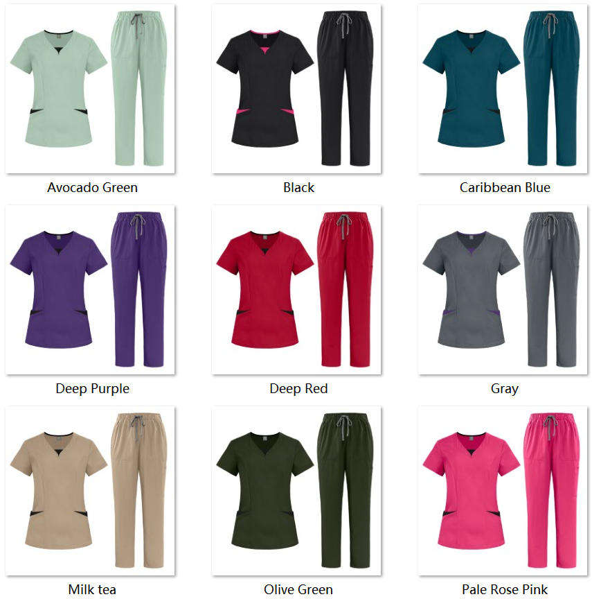 42337 Custom Scrubs Sets; Antifluido Wear Style Uniformes Medicos Basic ...