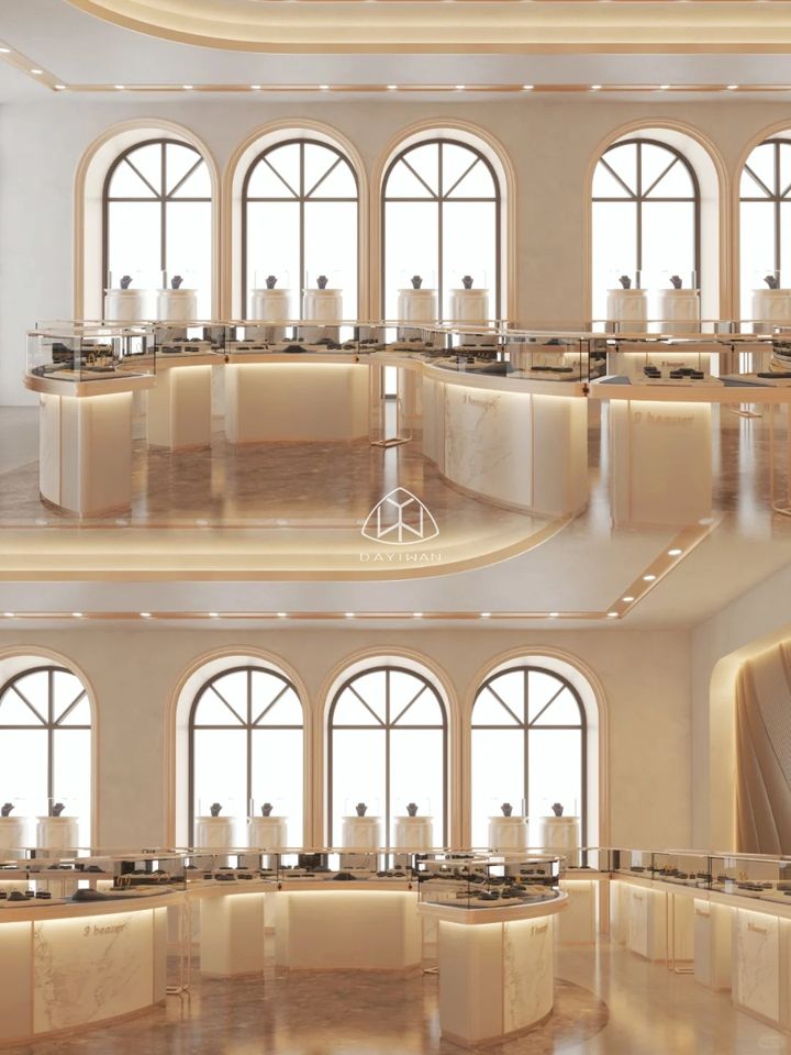 Fashion and Wooden Display Cabinet with Glass Doors Wood Jewelry ...