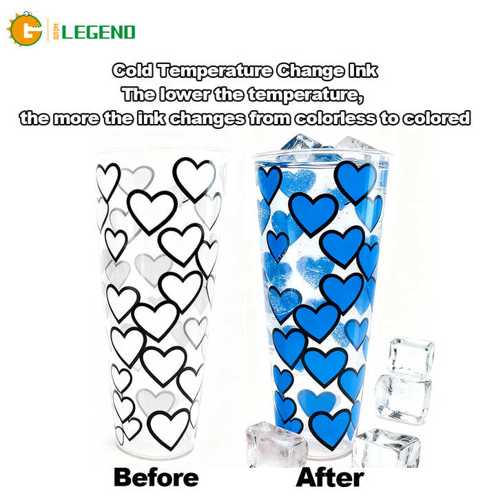 GDLEGEND Screen Printing Reversible Cold Thermochromic Ink Below 10 ...