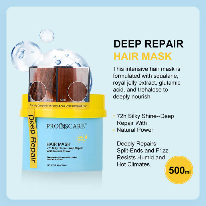 Deeply Nourish Dry Damaged Hair Treatment Mask Wholesale 72h Silky ...
