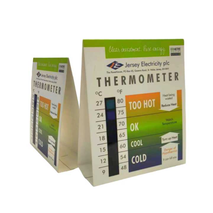 Customizable Thermometer Strips Change Color With Temperature (9-27C/48 ...