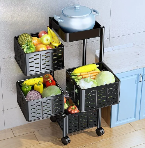 Heavy-Duty, Multi-Function kitchen vegetable storage rack - Alibaba.com