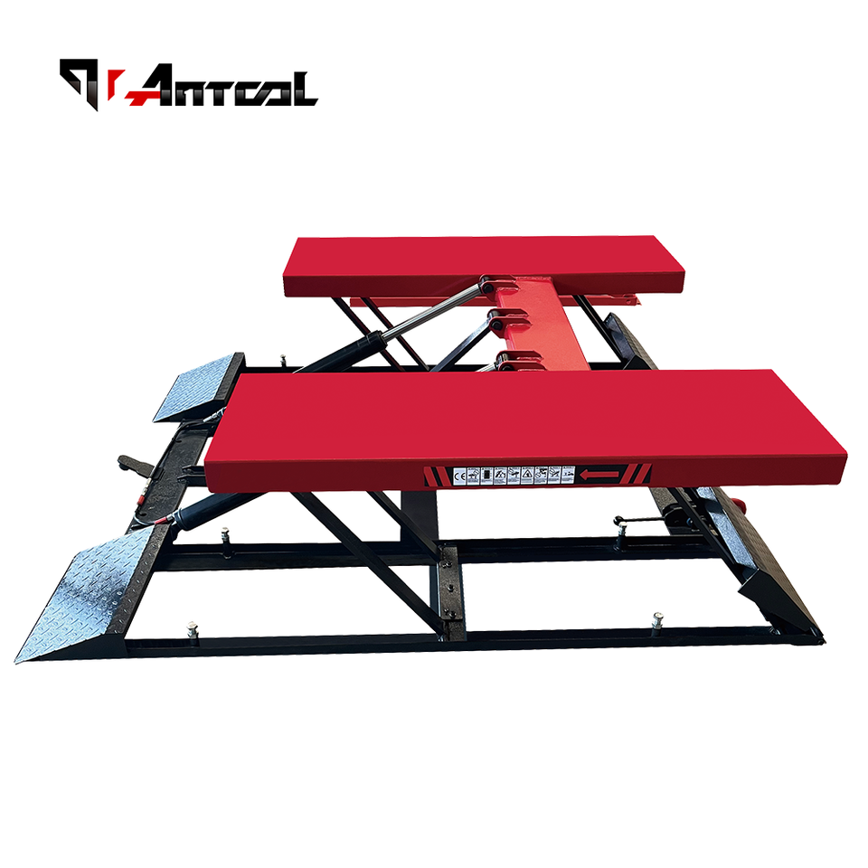 AnTool 3.5T Small Car Scissors Lift Platform Electric Car Lifts ...