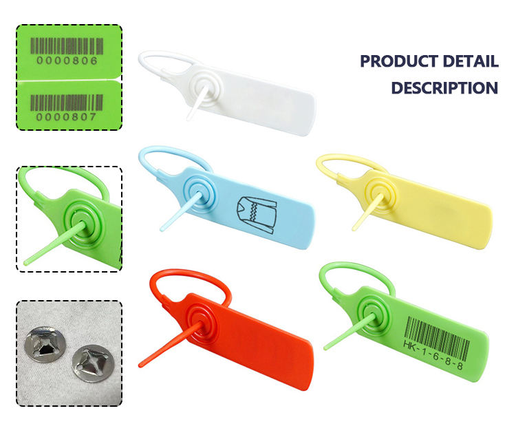 Hot Selling Custom Serial Number Logo 200mm Pull Tight Plastic Seals ...