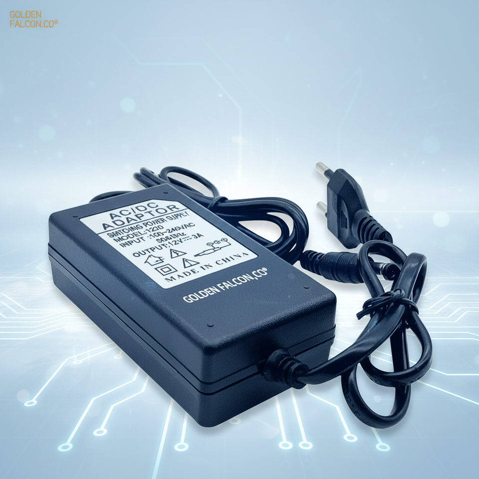 Golden Falcon 12V 2A AC to DC Power Adapter with Plug in for Laptop (UK ...