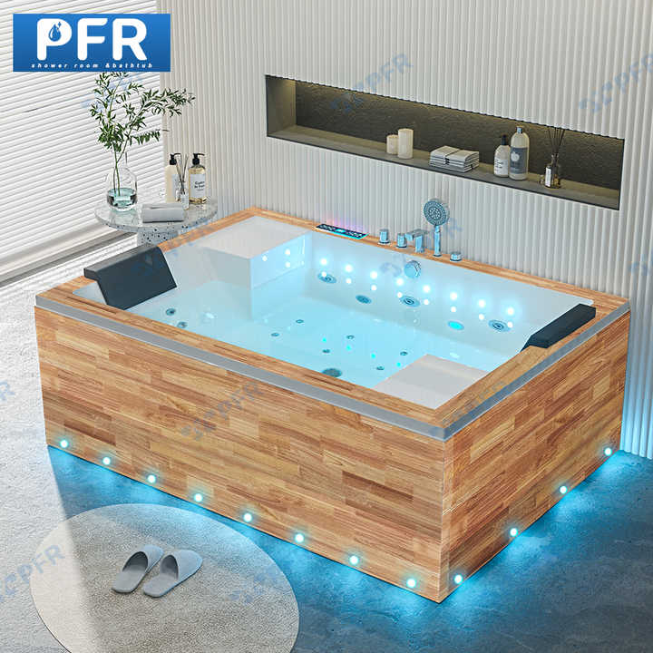 Luxury 2-Person Soaking Bathtub - Custom Massage Hot Tub