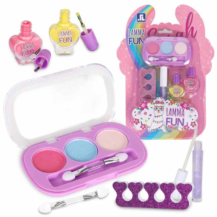 Kids Makeup Kit Girl Real Washable Safe Makeup Set For Girls Princess ...