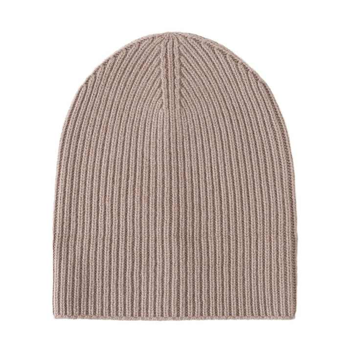100% Merino Wool Knitted Beanie Hats Men Women Winter Warm Leather ...