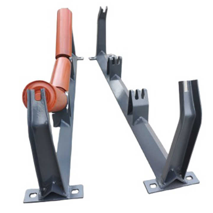 Customized Rubber Belt Conveyor Trough Idler Roller Station Support ...