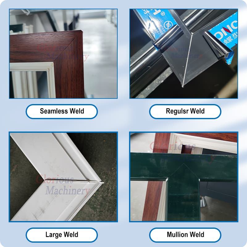 Glorious Professional Window Door Frame PVC/UPVC Profiles PLC Seamless ...