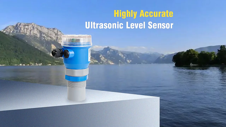 4-20ma Ultrasonic Water Level Distance Transmitter Low Range With OLED ...