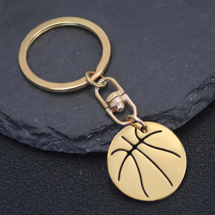 Fashion Basketball Stainless Steel Keychain As a Gift for Man Women Hot ...
