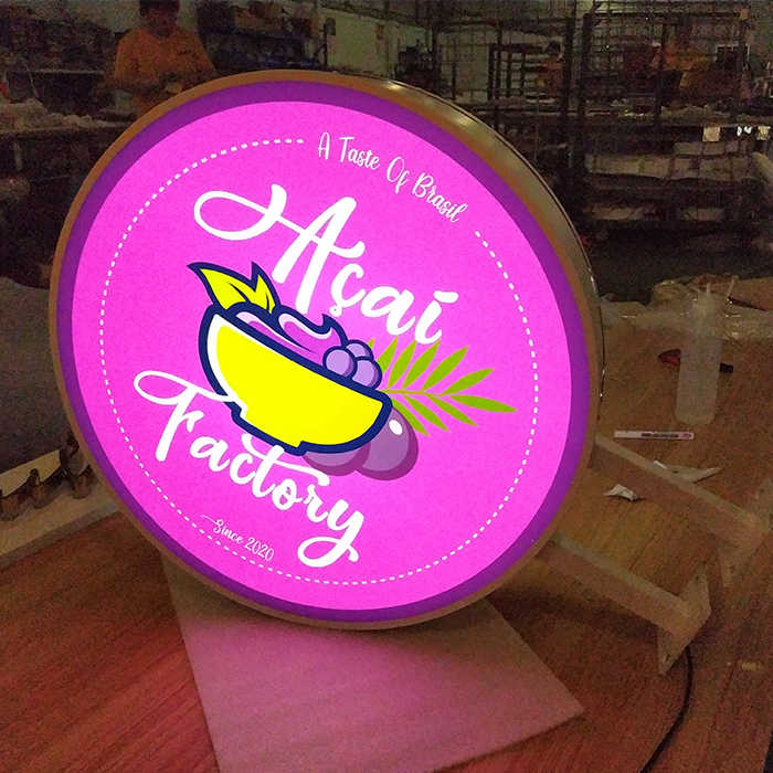 Leuchtkasten Outdoor - Custom Ice Cream Light Box Signage