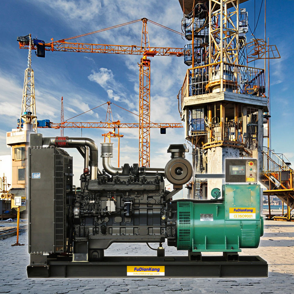 50Hz Diesel Genset Auto Start Open Frame SHANGCHAI 6KTAA25-G38-750KVA ...