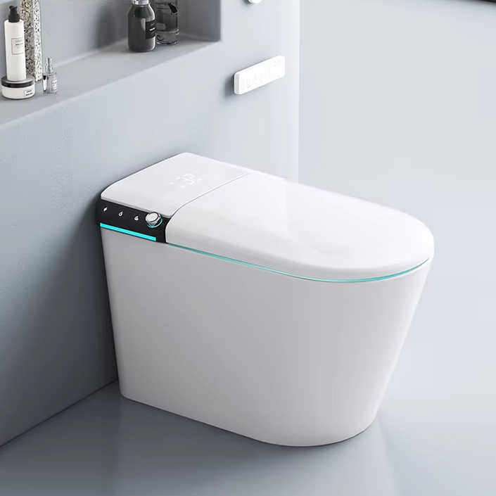 Luxury Smart Toilet Touch Screen Self Cleaning Electronic Intelligent ...