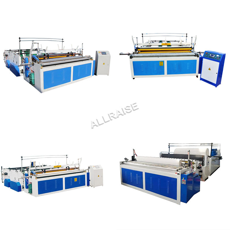 Automatic Toilet Paper Machine - High Speed Rewinding & Cutting