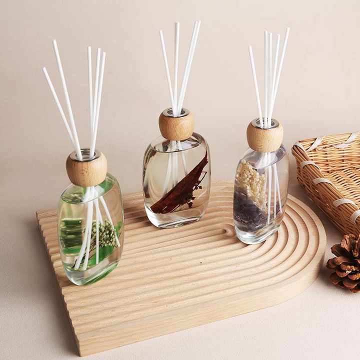 120ml Custom Aromatherapy Scent Diffuser With Flowers & Gift Box Odm