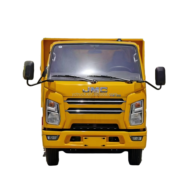 New JMC Double Cab Diesel 3 Ton Steering Small Dump Truck Sand Tipper ...