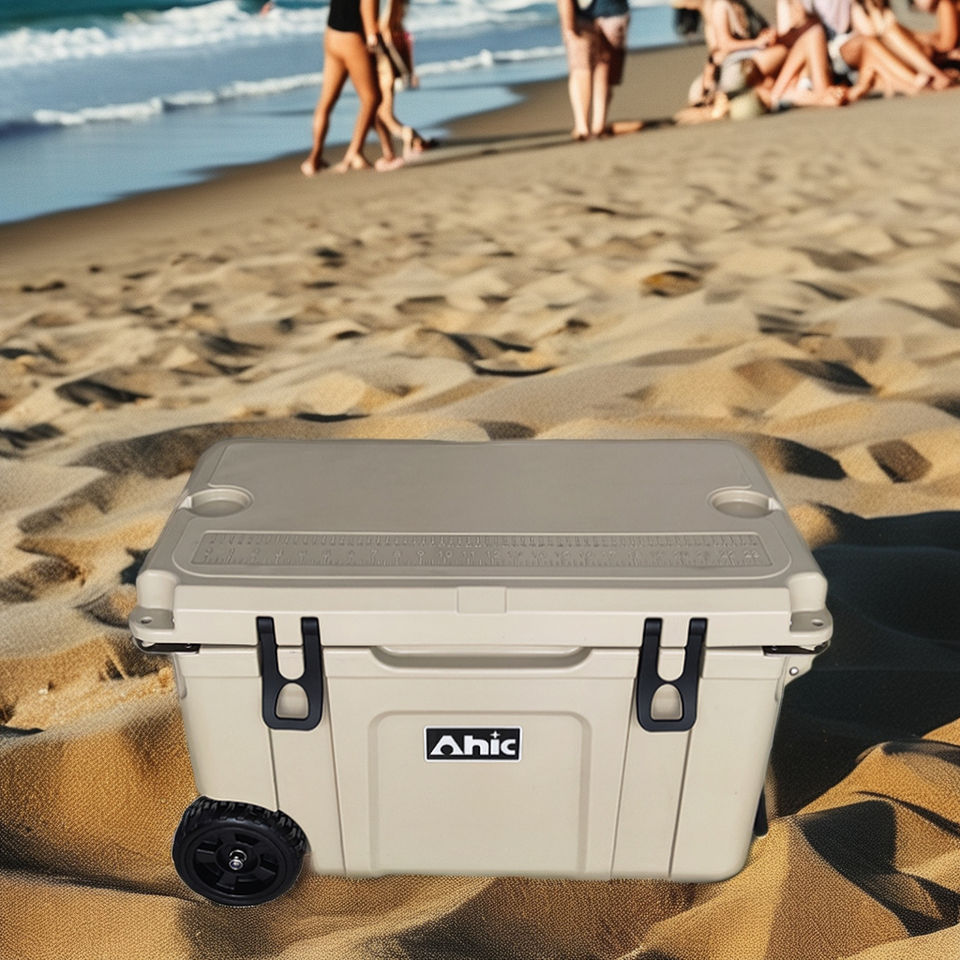 AHIC 55l Customized Logo Food Grade PE Long-Time Insulation Commercial ...