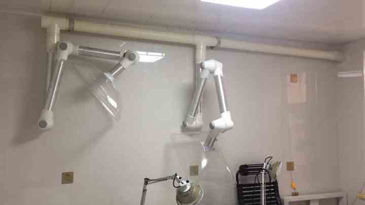 Flexible and Versatile PP Universal Suction Hood for Lab