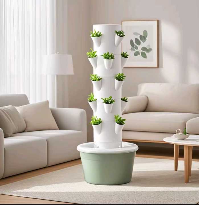 Commercial Hydroponic Tower System - Vertical Grow Tower for Indoor ...