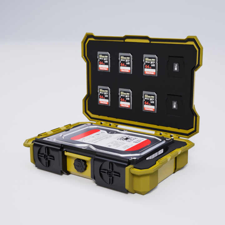 GLARY Durable External Hard Drive Enclosure Case Box