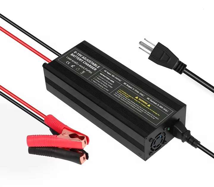 Lithium Battery Charger 14.6V 80A 100Ah Solar Charger Current Voltage ...
