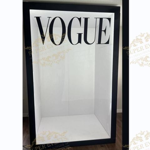 Hot sale wedding party event decoration props PVC Magazine Photo Booth ...