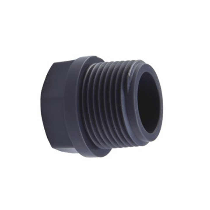 BS4346 PVC-U Male Thread End Cap Plug Fittings for Water Tube