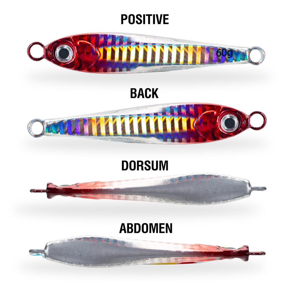 Wholesale 7g 30g 60g Laser Luminous Saltwater Metal Jig Fishing Lures ...
