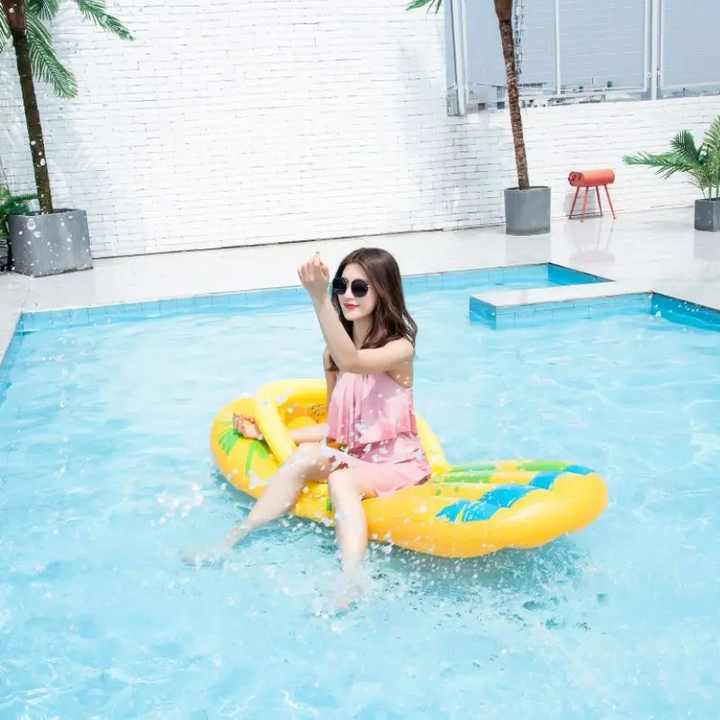 Customized Flip Flop Pool Float Bed - Inflatable Lounge Air Bed