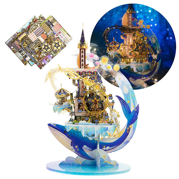 Manufacturers Direct Sell MU Starlit Amusement Park Funhouse 3D Metal ...