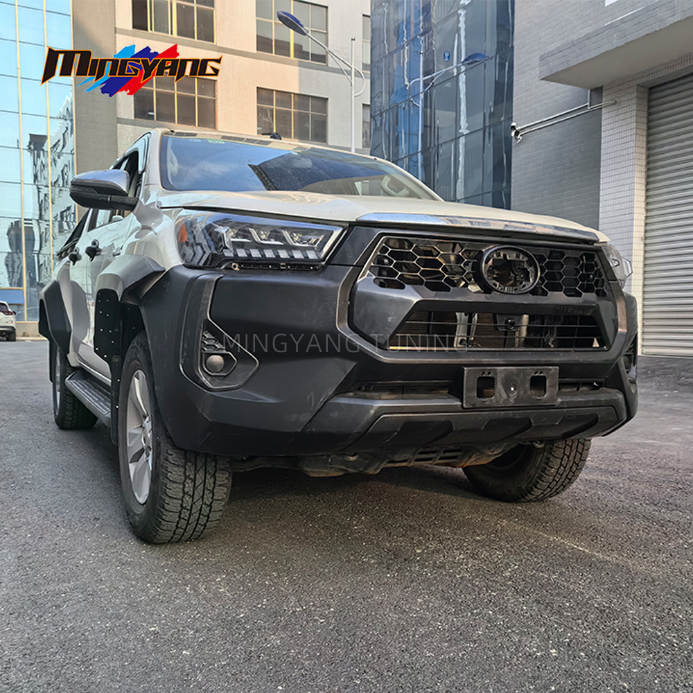 2025 New Design - Toyota Hilux Revo Front Bumper - Steel Build