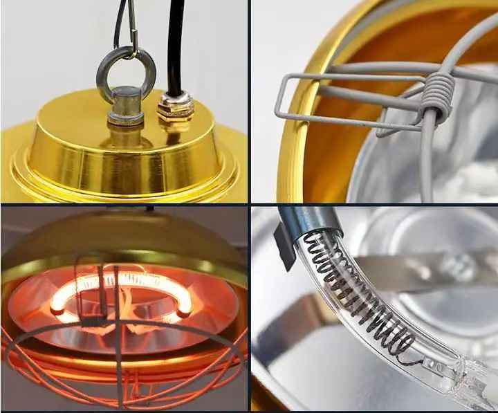 Breeding Thermal Lamp Bulb Shade for Livestock Poultry Heating Lamp ...